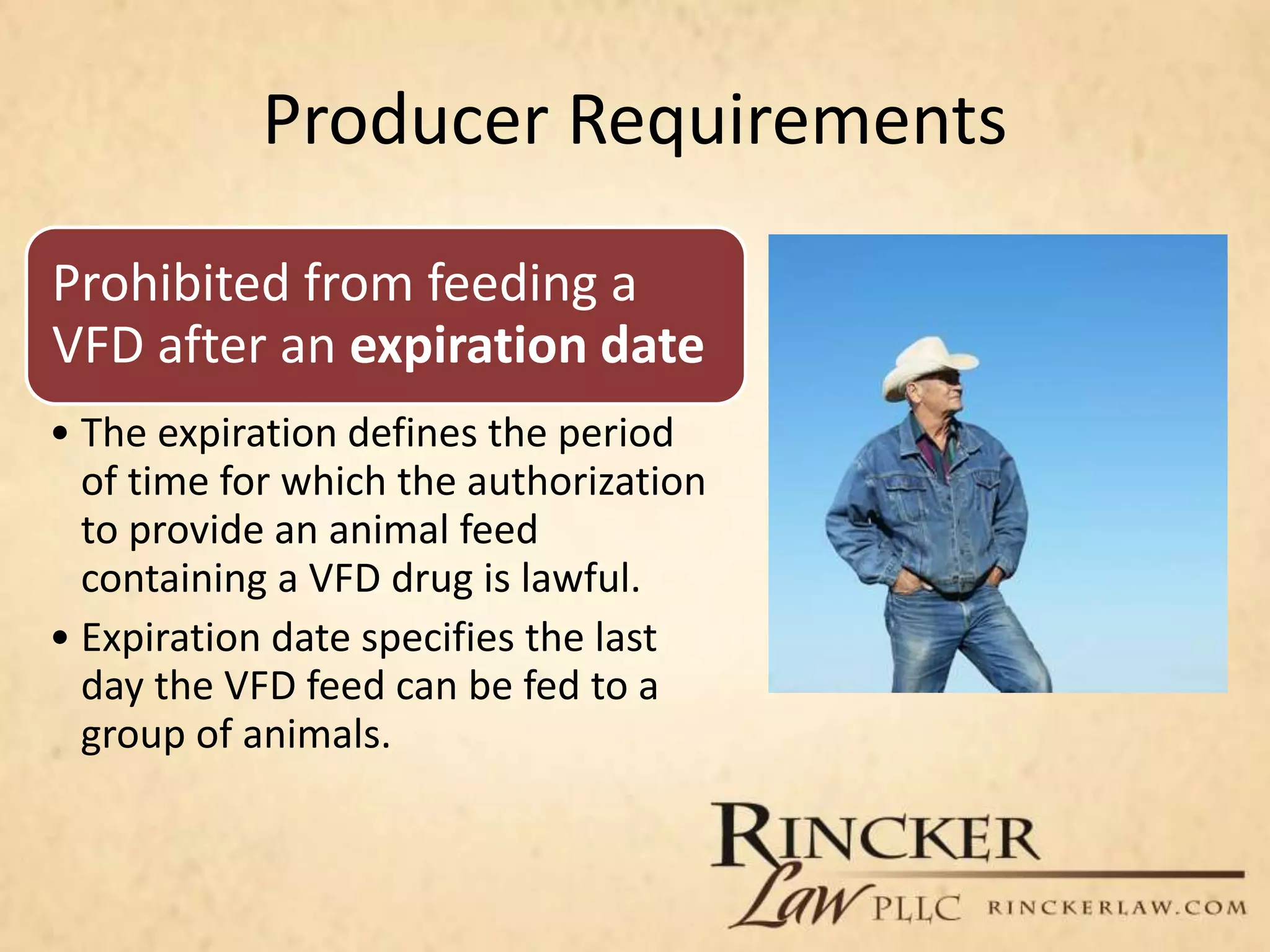 Overview of the Veterinary Feed Directive | PPTX