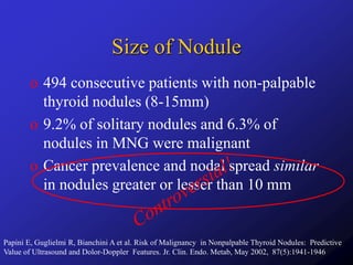 Overview of thyroid imaging | PPTX