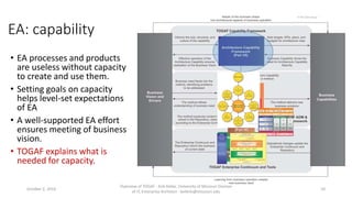 Overview of togaf | PPTX