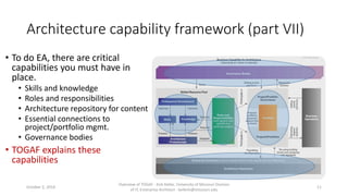 Overview of togaf | PPTX