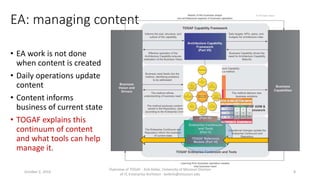 Overview of togaf | PPTX