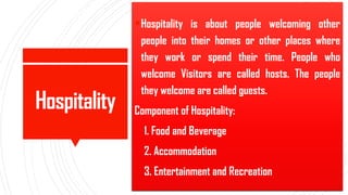 Overview of Tourism and Hospitality Organizations | PPT