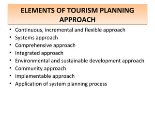 Overview of Tourism Planning and Development | PPT