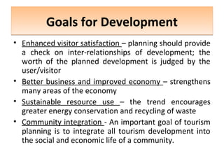 Overview of Tourism Planning and Development | PPT