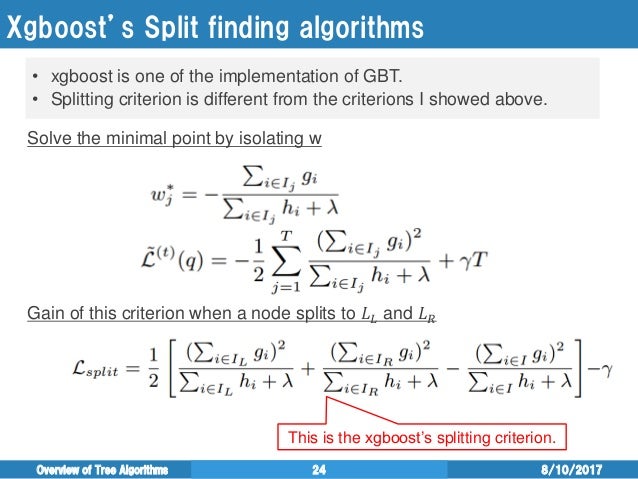 Overview of tree algorithms from decision tree to xgboost Overview of tree algorithms from decision tree to xgboost