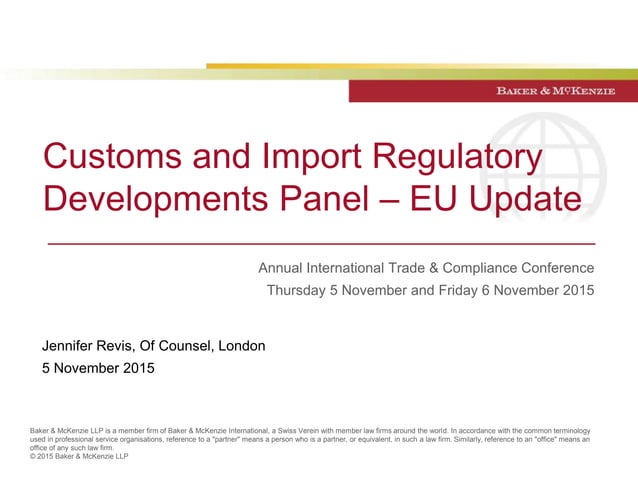 Union Customs Code - Overview of key changes to EU customs rules | PPT