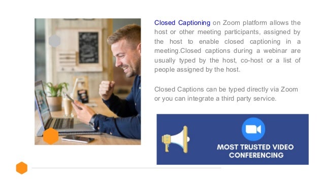 Overview of using closed captioning on zoom | PDF