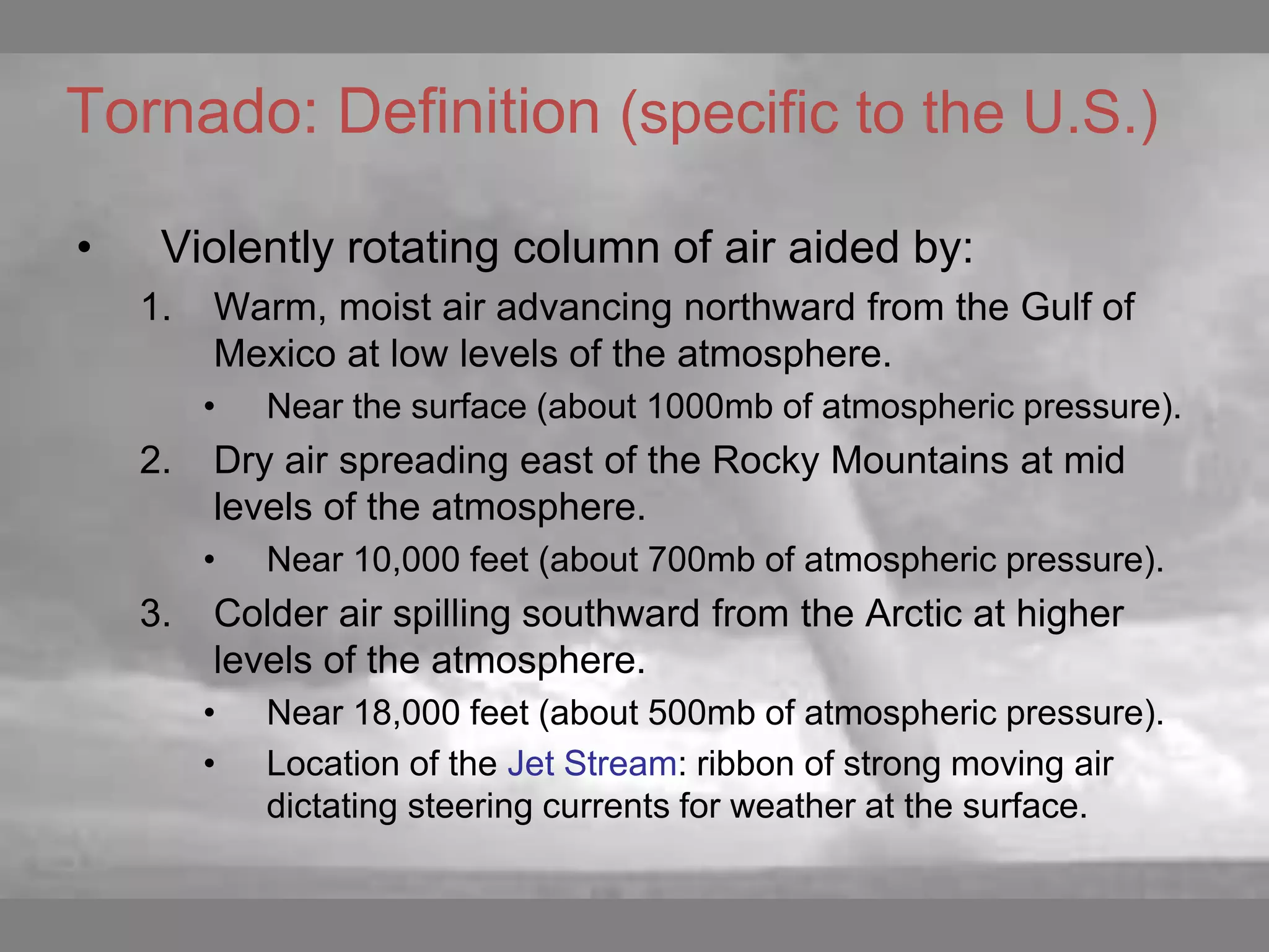 Overview of U.S. Tornadoes | PPTX