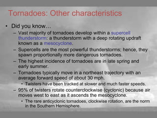 Overview of U.S. Tornadoes | PPTX