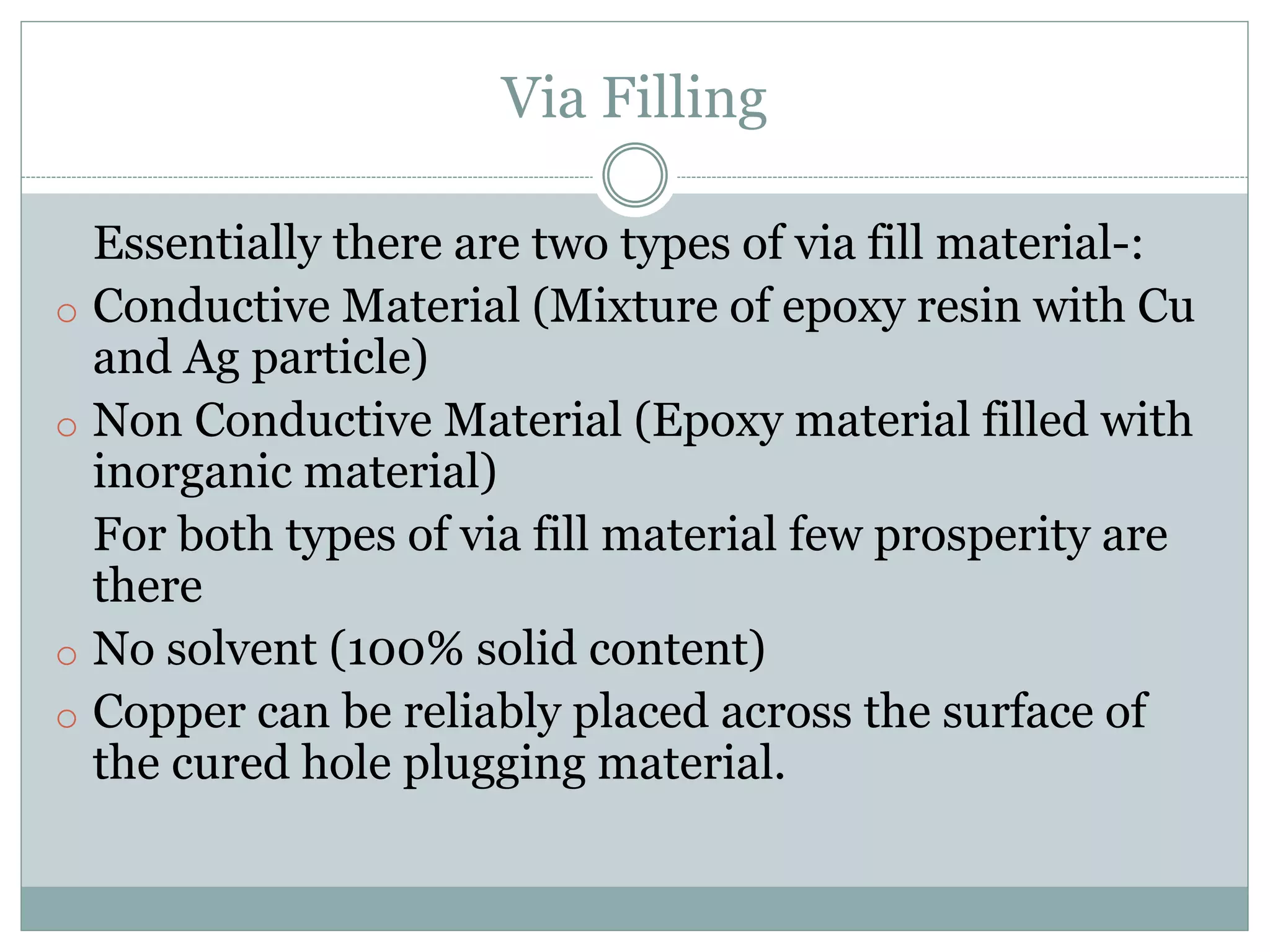 Overview of vias | PPTX