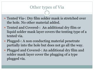 Overview of vias | PPTX