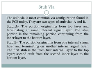 Overview of vias | PPTX