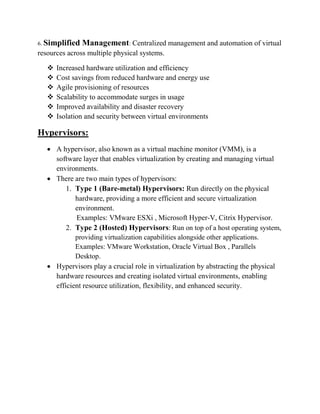 overview of Virtualization, concept of Virtualization | PDF