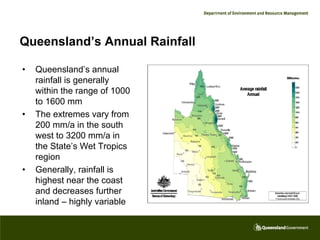 Overview of water resources and water management in queensland, greg ...