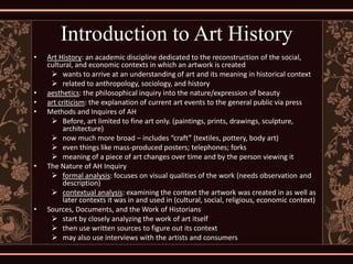 Overview of Western Art and Non Western Art Part 1 | PPTX