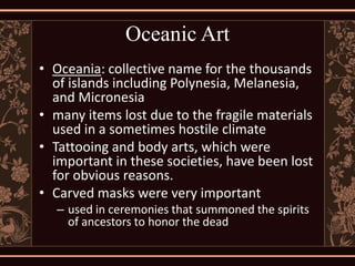 Overview of Western Art and Non Western Art Part 3 | PPT