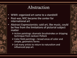 Overview of Western Art and Non Western Art Part 3 | PPT