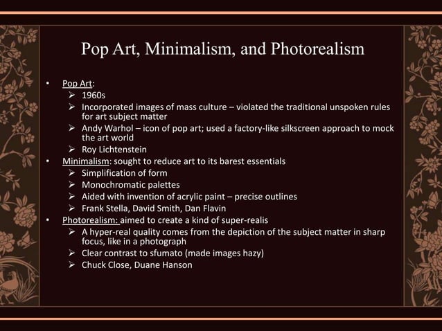 Overview of Western Art and Non Western Art Part 3 | PPT