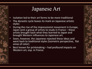 Overview of Western Art and Non Western Art Part 3 | PPT