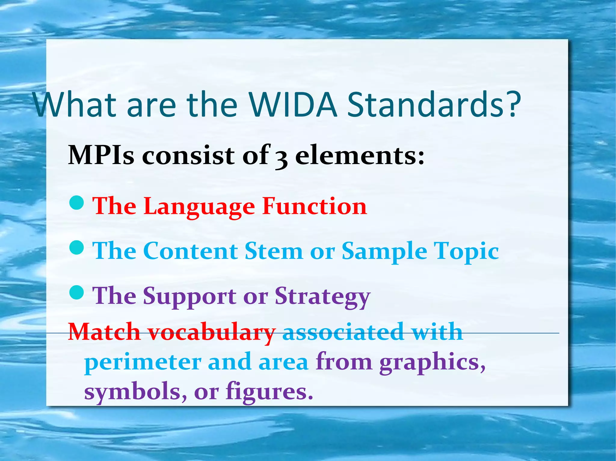 Overview of wida | PPT