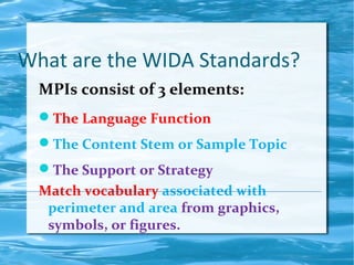 Overview of wida | PPT