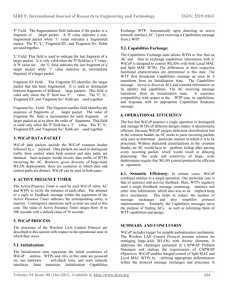 Overview of wireless network control protocol in smart phone devices | PDF