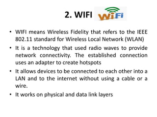 Overview of wireless network | PPT