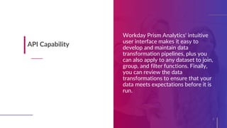 Overview of Workday Prism Analytics Training | PPT