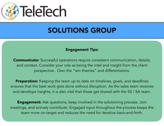 TeleTech Work Flow Overview (Private File) | PPT