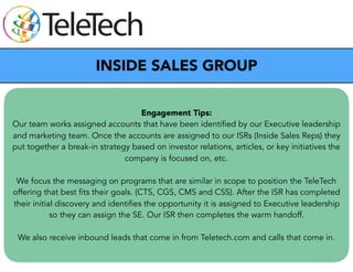 TeleTech Work Flow Overview (Private File) | PPT