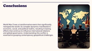 Overview of World War II presentation in a very simple way | PPTX