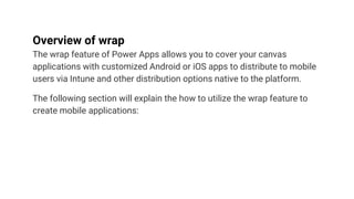 Overview of wrap Features in Power Apps.pptx