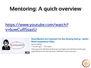 Overview of xcelerator program and mentoring | PPT