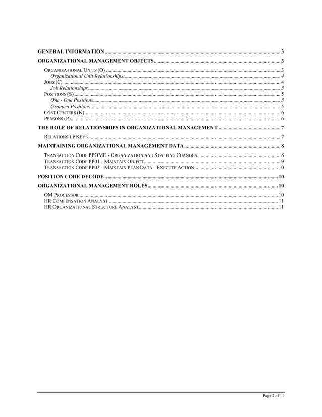 Overview om objects | PDF