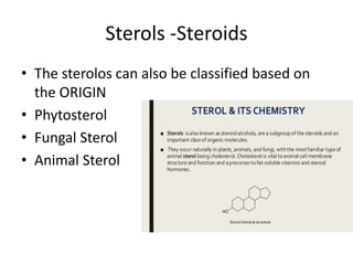 Over view on classification of lipids | PPTX