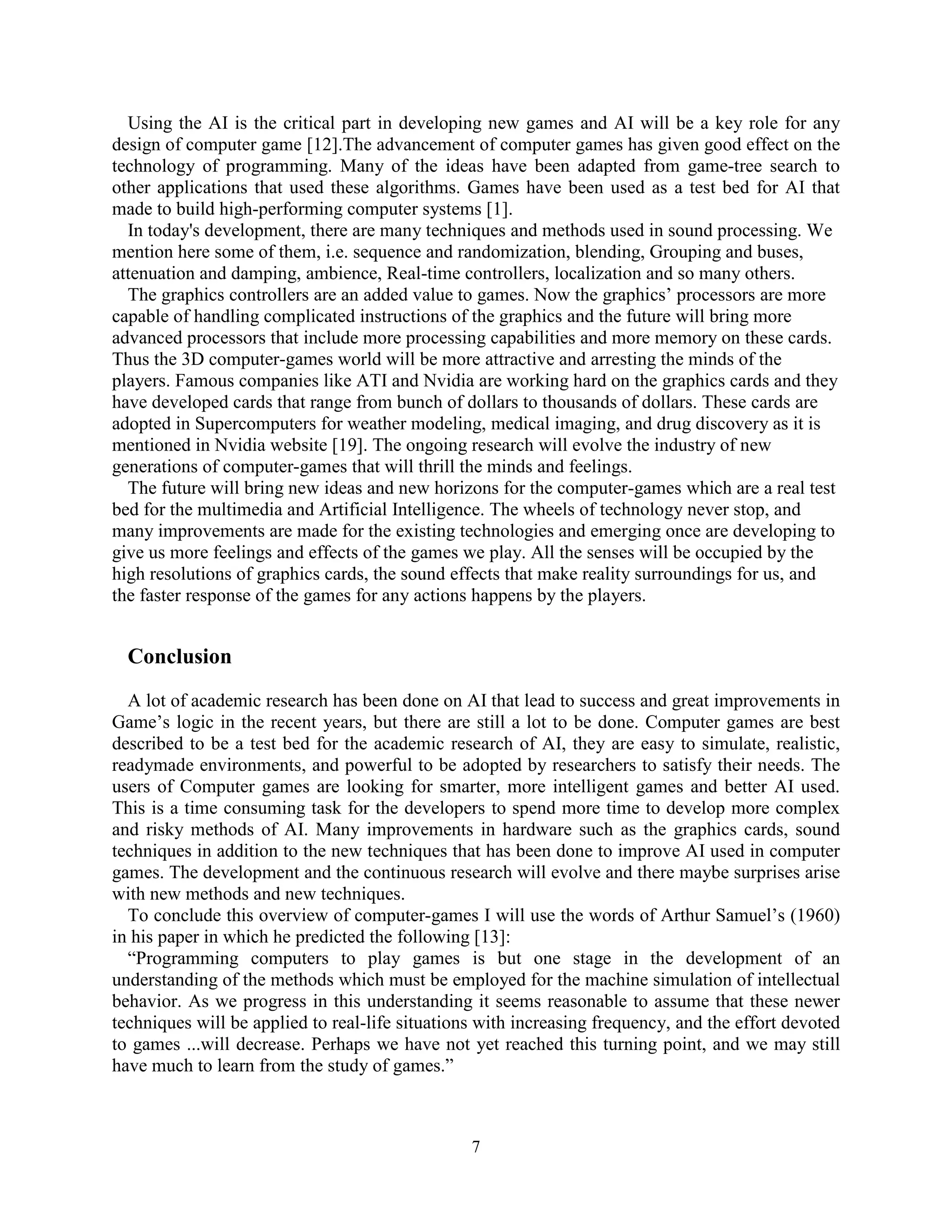 Overview on computer games | PDF