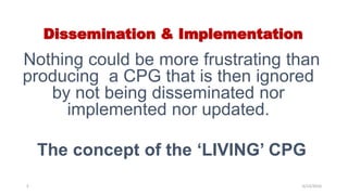 Overview on CPG Implementation | PPTX