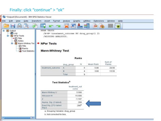 Overview on crossover trials Statistical illustration “SPSS” Continues ...