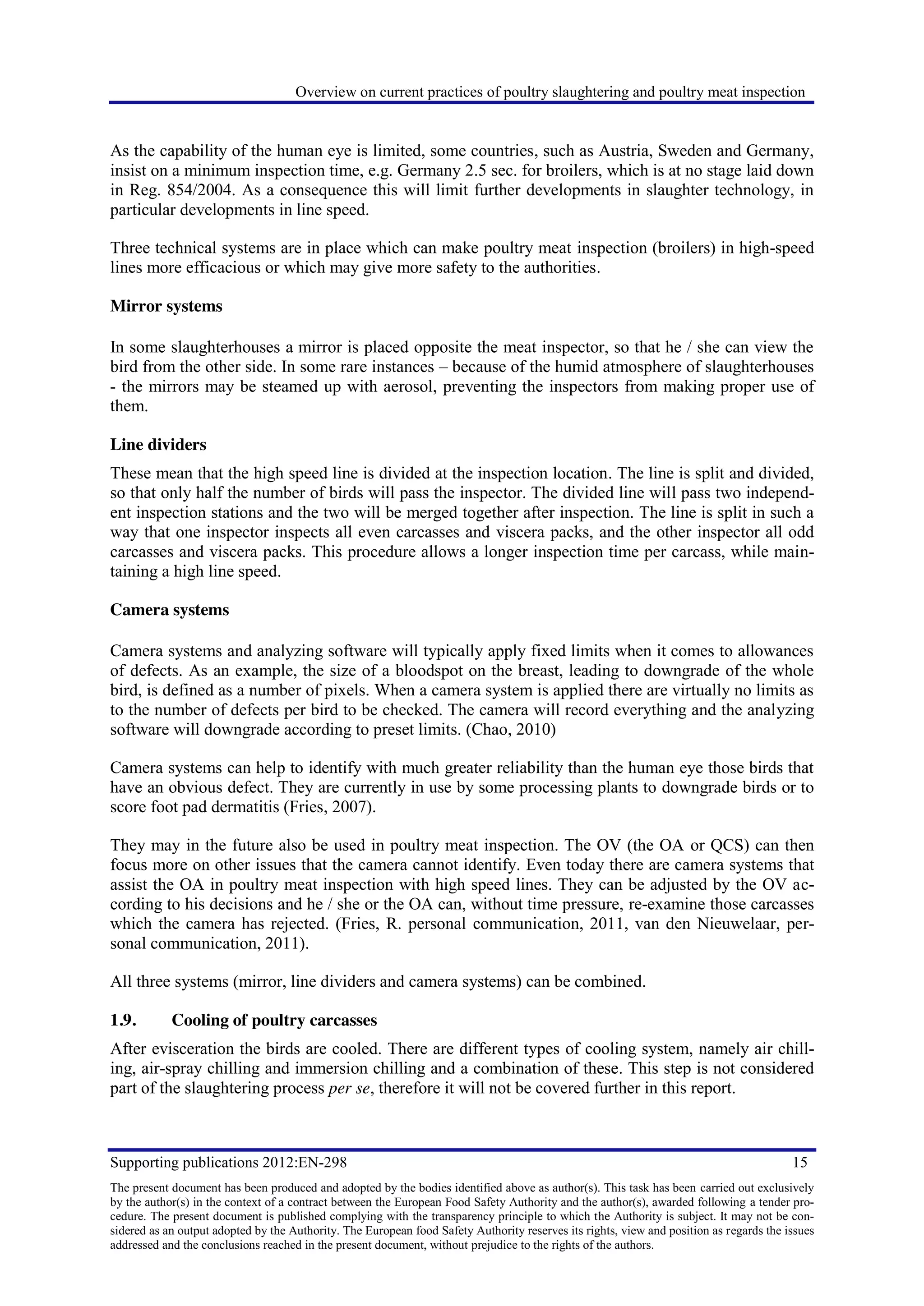 Overview on current practices of poultry slaughtering and poultry meat ...