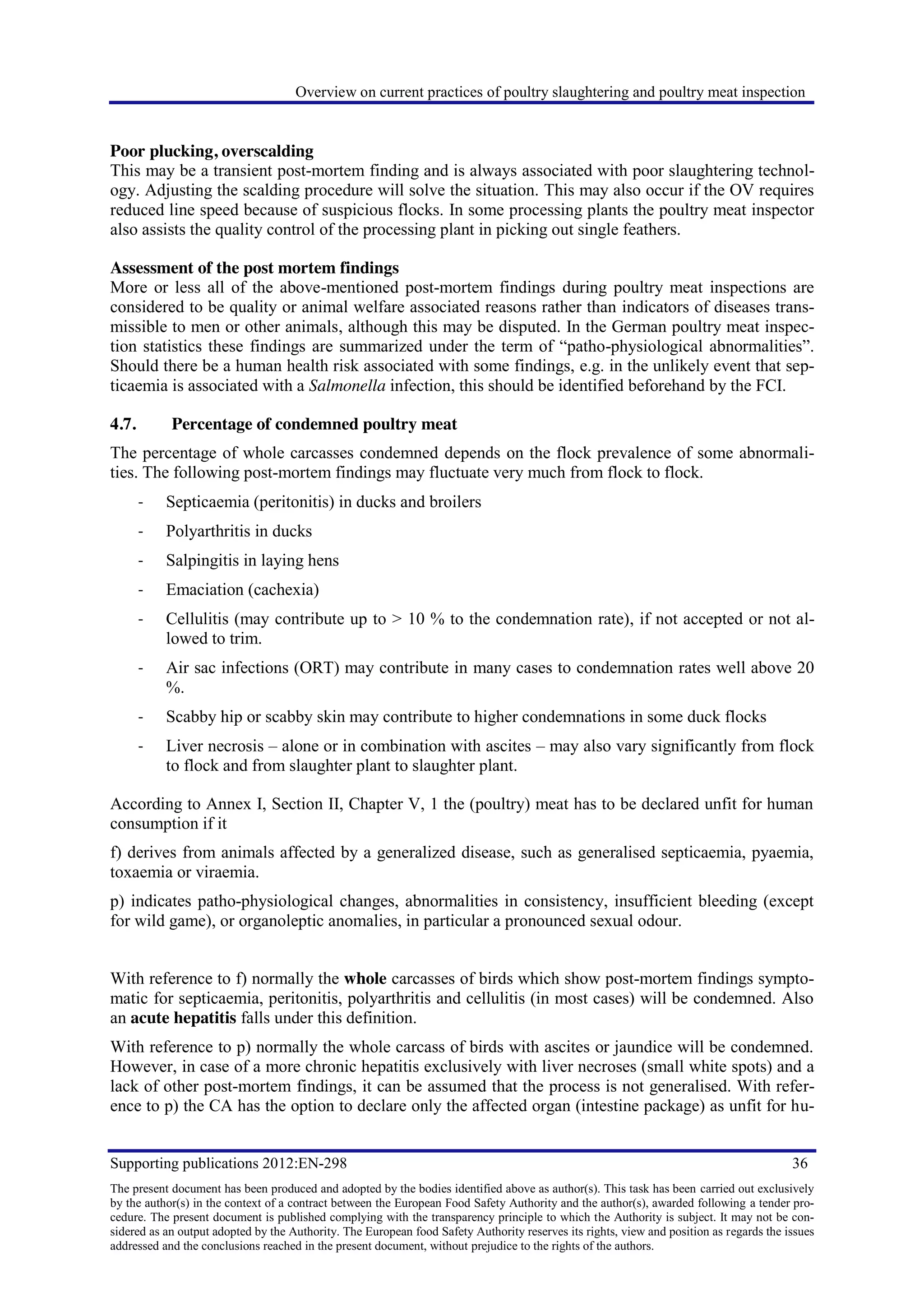 Overview on current practices of poultry slaughtering and poultry meat ...