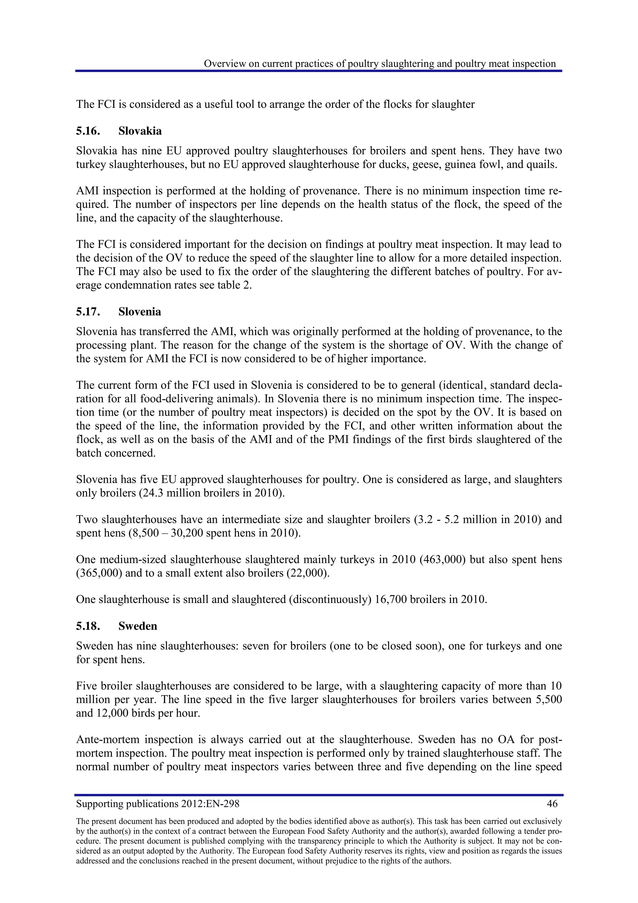 Overview on current practices of poultry slaughtering and poultry meat ...