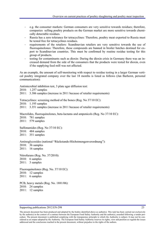 Overview on current practices of poultry slaughtering and poultry meat ...