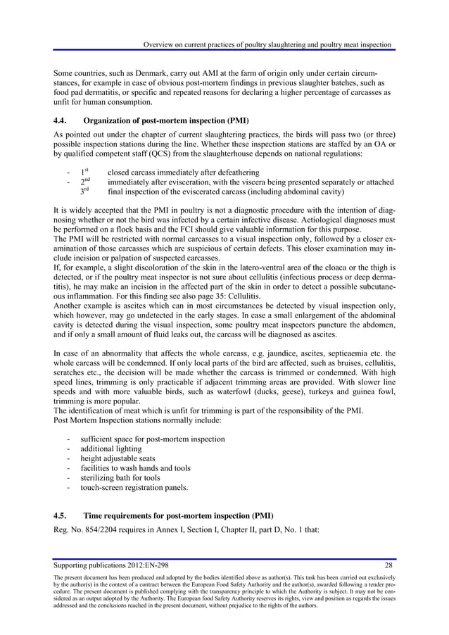 Overview on current practices of poultry slaughtering and poultry meat ...