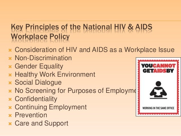 Overview on hiv & aids in the workplace, advocacy & sustainability