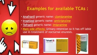 Overview on pharmacological management of depression | PPT