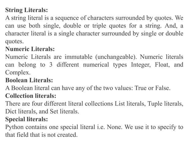 An Overview On Python Commands For Solving The Problems Ppt