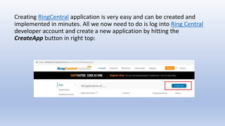 Overview on ring central errors | PPT