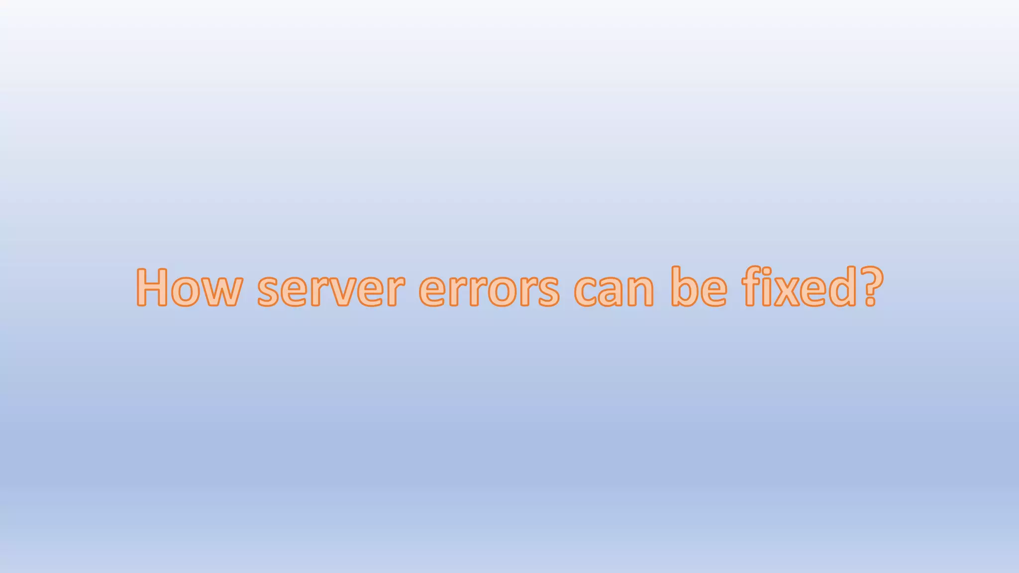 Overview on ring central errors: part 2 | PPTX