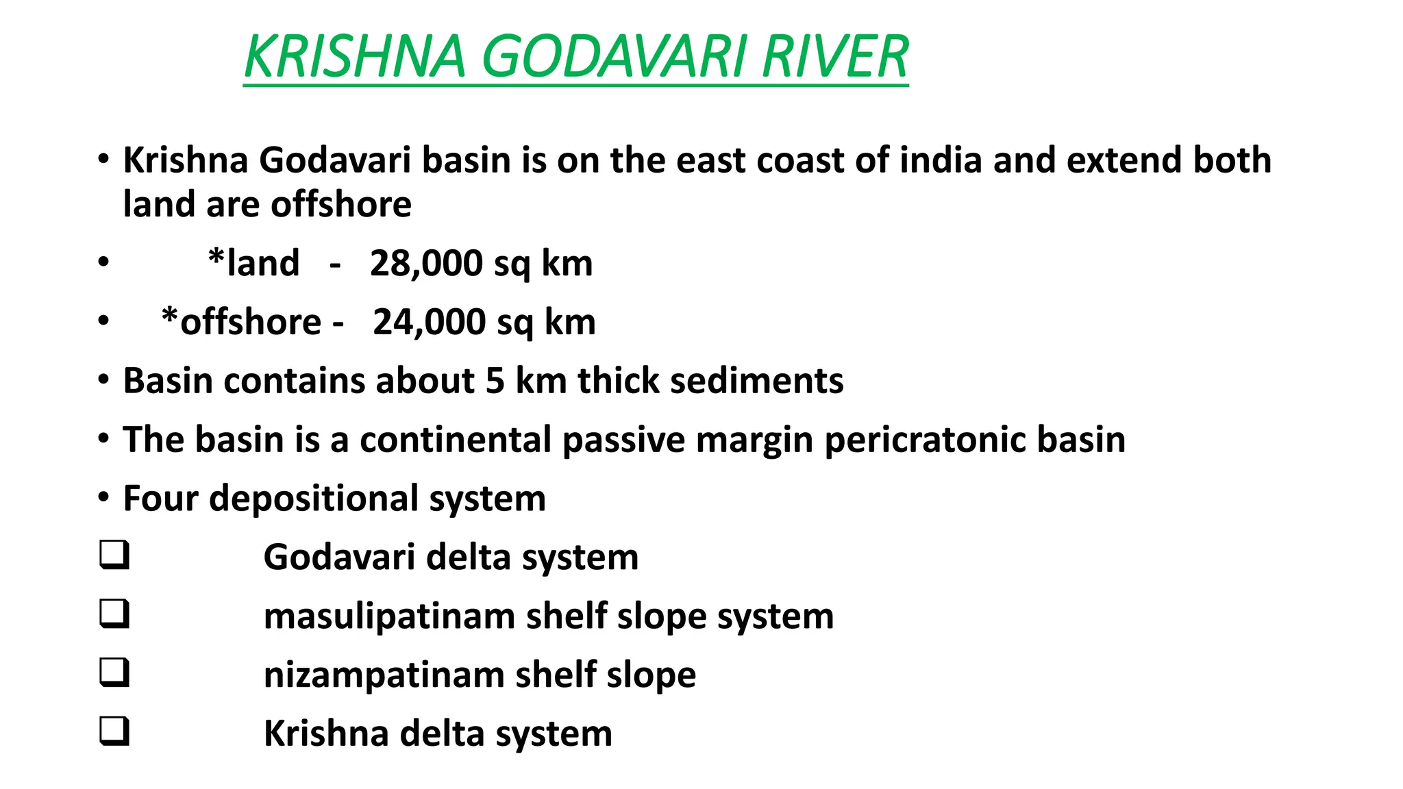 Over view on sedimentary basin of india in sedimentalogy | PPTX