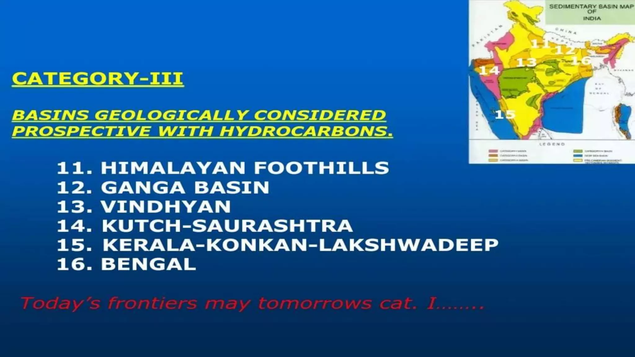 Over view on sedimentary basin of india in sedimentalogy | PPTX